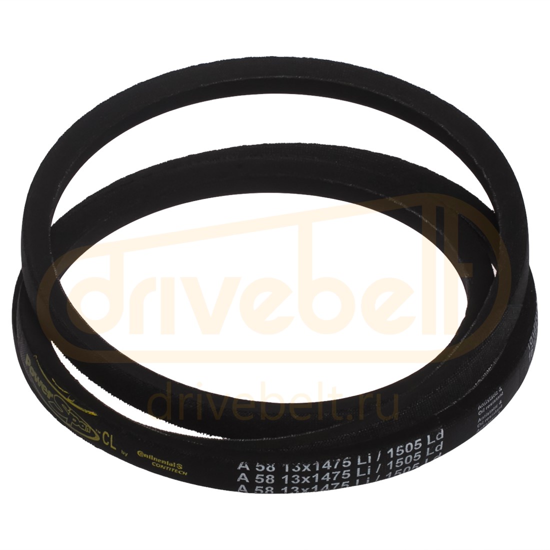 Клиновой ремень A 53.5 13x1360 Li / 1390 Ld PowerSpan CL, CONTITECH ...